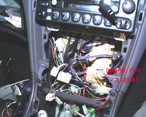 You can get the speed and RPM signal like this.